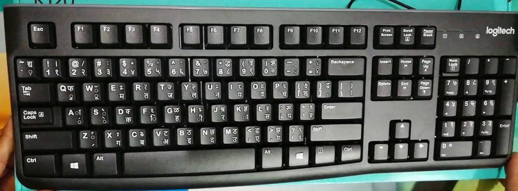 Logitech USB Keyboard K120 Bangla Black - Dhrubok All Rounder