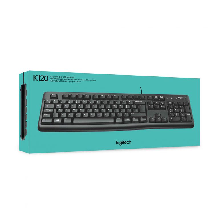 Logitech USB Keyboard K120 Bangla Black - Dhrubok All Rounder